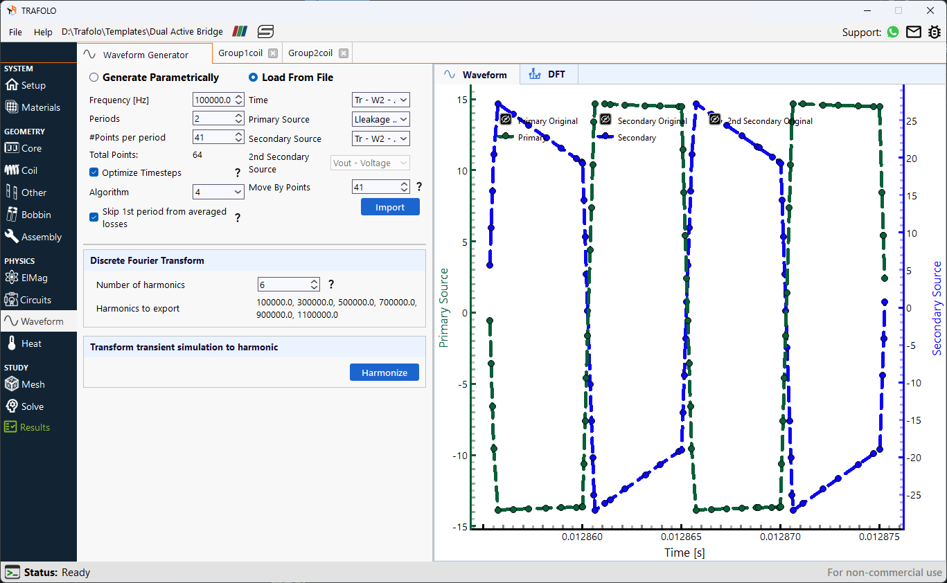 Dual Active Bridge Transformer – TRAFOLO simulation software
